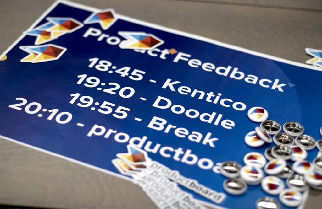 Product Feedback Event in Prague - productboard